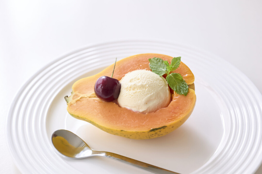 Papaya Boat Recipe with Ice Cream｜Easy & Instagram-Worthy Tropical ...